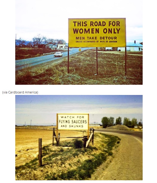 These Humorous Stinker Station Signs Helped to Provide Comic Relief for ...