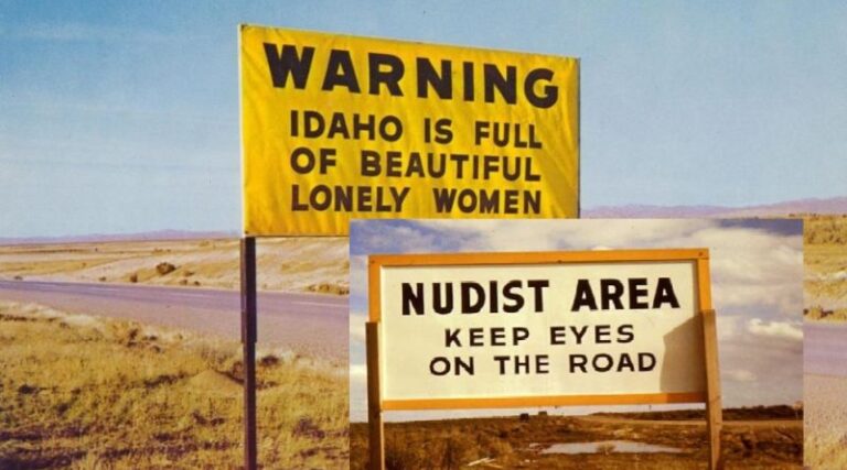 These Humorous Stinker Station Signs Helped to Provide Comic Relief for ...